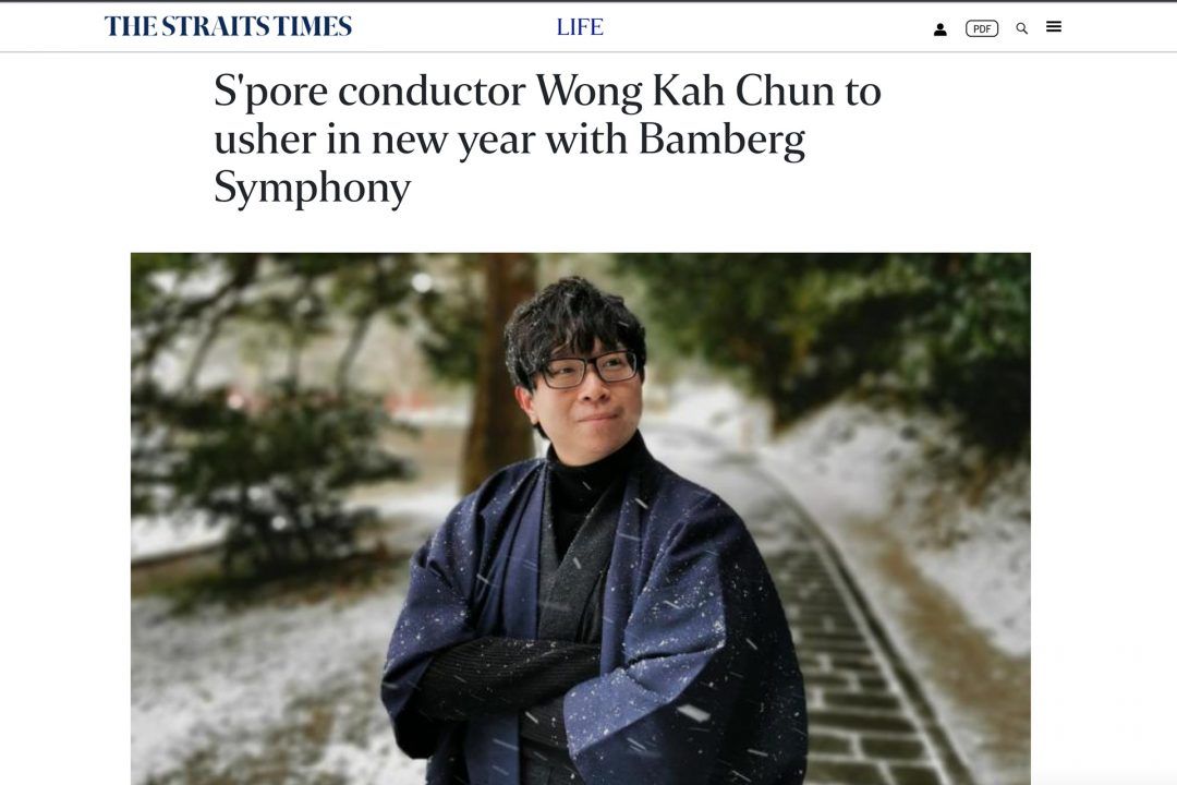 S'pore conductor Wong Kah Chun to usher in new year with Bamberg ...